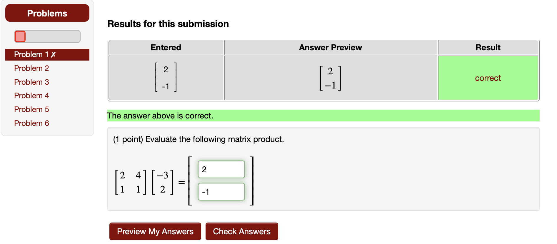 UsingWW: WeBWorK says student's answer is correct but gives 0 points ... UsingWW: WeBWorK says student's answer is correct but gives 0 points ...